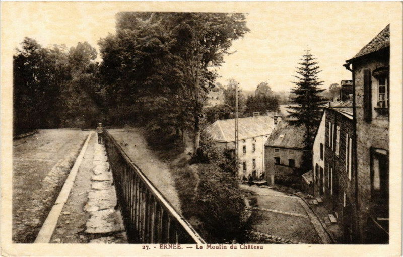Ernee - La Moulin du Chateau à Ernée - Cartorum
