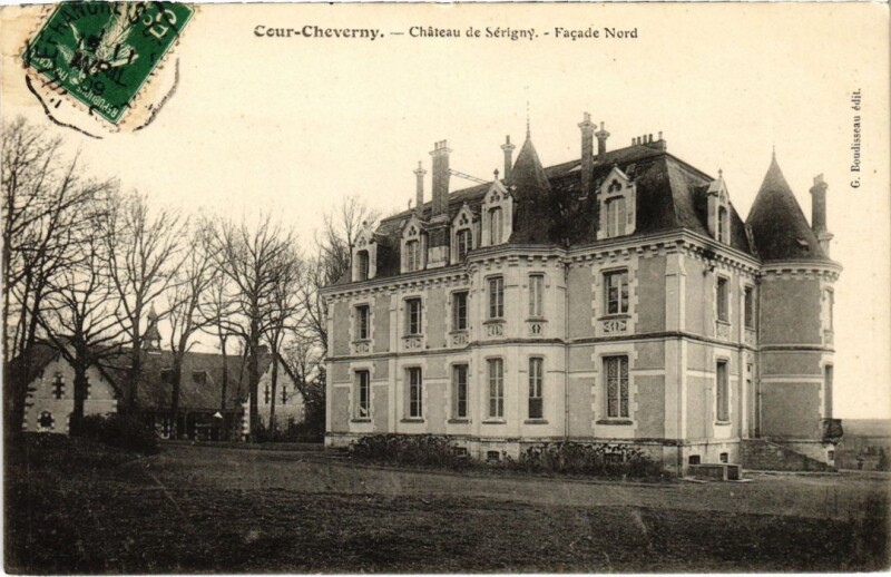 Cheverny Chateau de Serigny, Facade Nord France à Cheverny - Cartorum